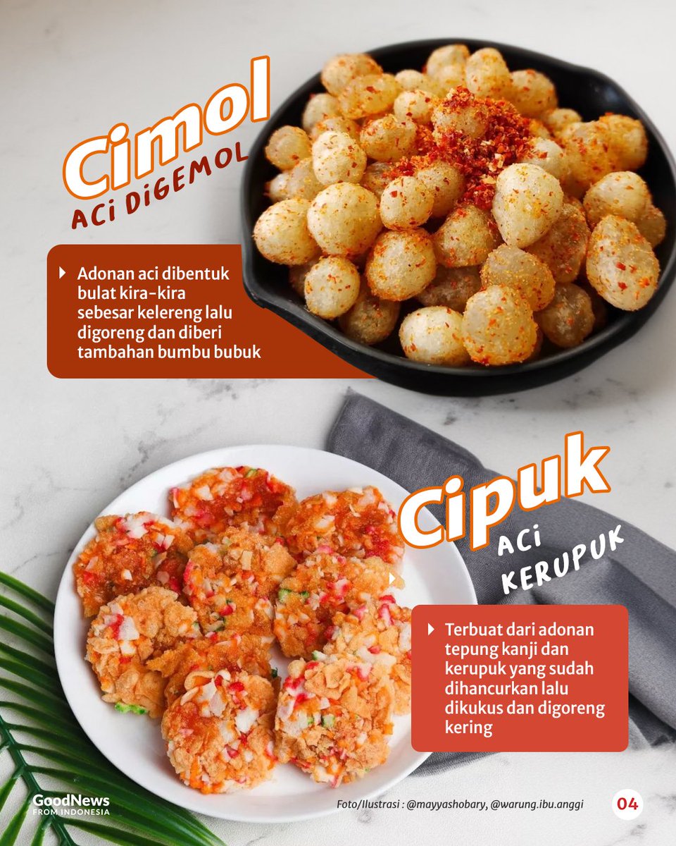 3. Cimol Cimol berasal dari bahasa Sunda aci digemol. Gemol merupakan ...