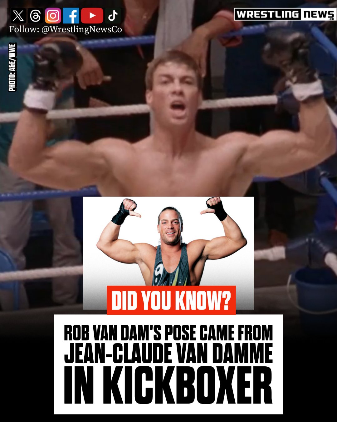 Rob Van Dam And Jean Claude Van Dam