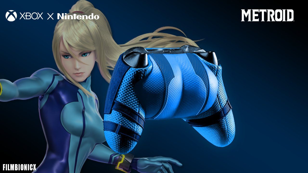 FILMBIONICX OFFICIAL on X New Xbox Limited Edition Controller in d METROID X HALO X DOOM Metroid4 Samus Metroid HaloInfinite DOOM Xbox Microsoft supersmashbrosultimate Nintendo HaloSpotlight Halo Dead...