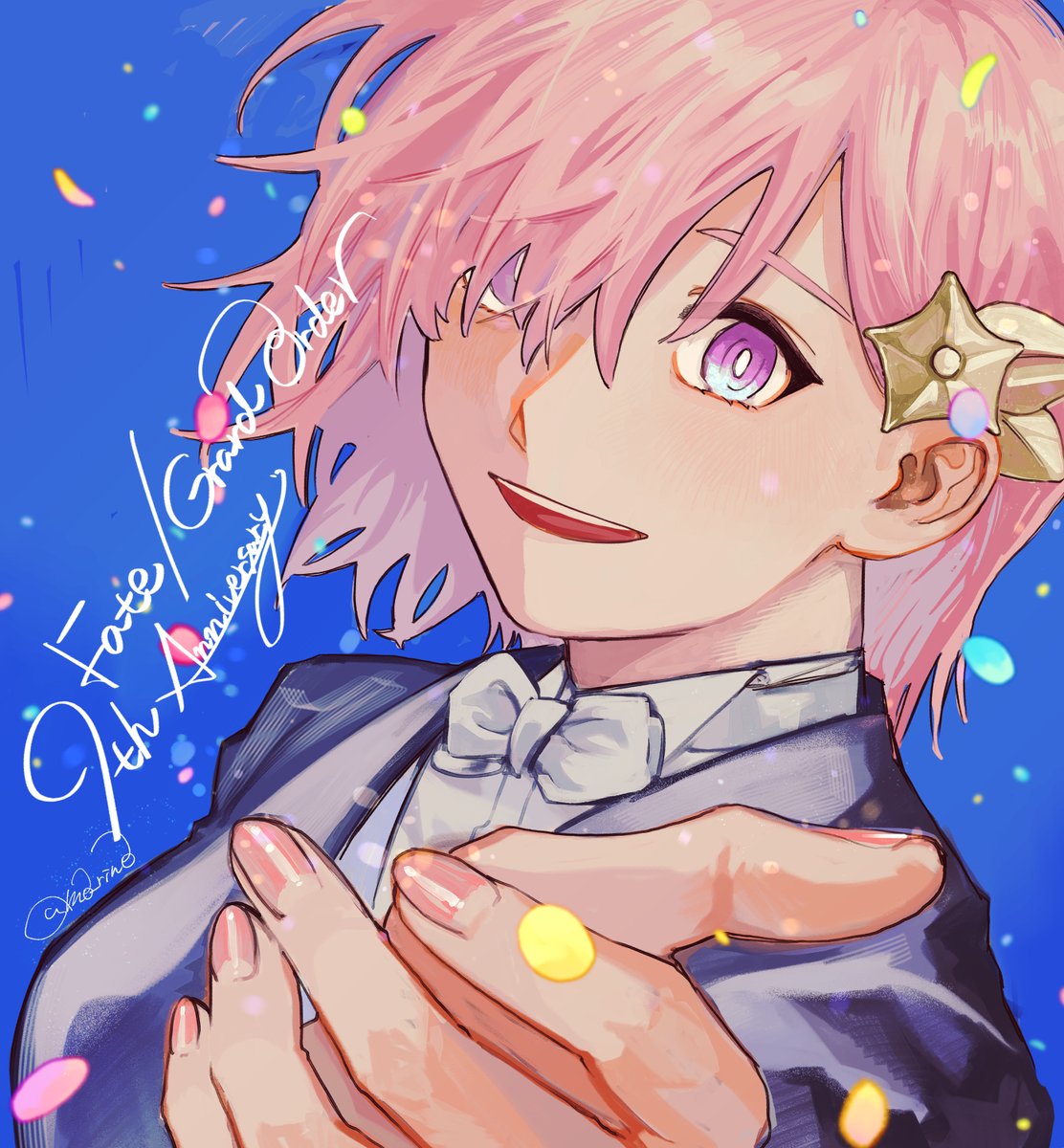 FGO「9周年おめでとうございます!大好き〜! #FGO9周年 #FGO #FGOEx」|モリヲのイラスト
