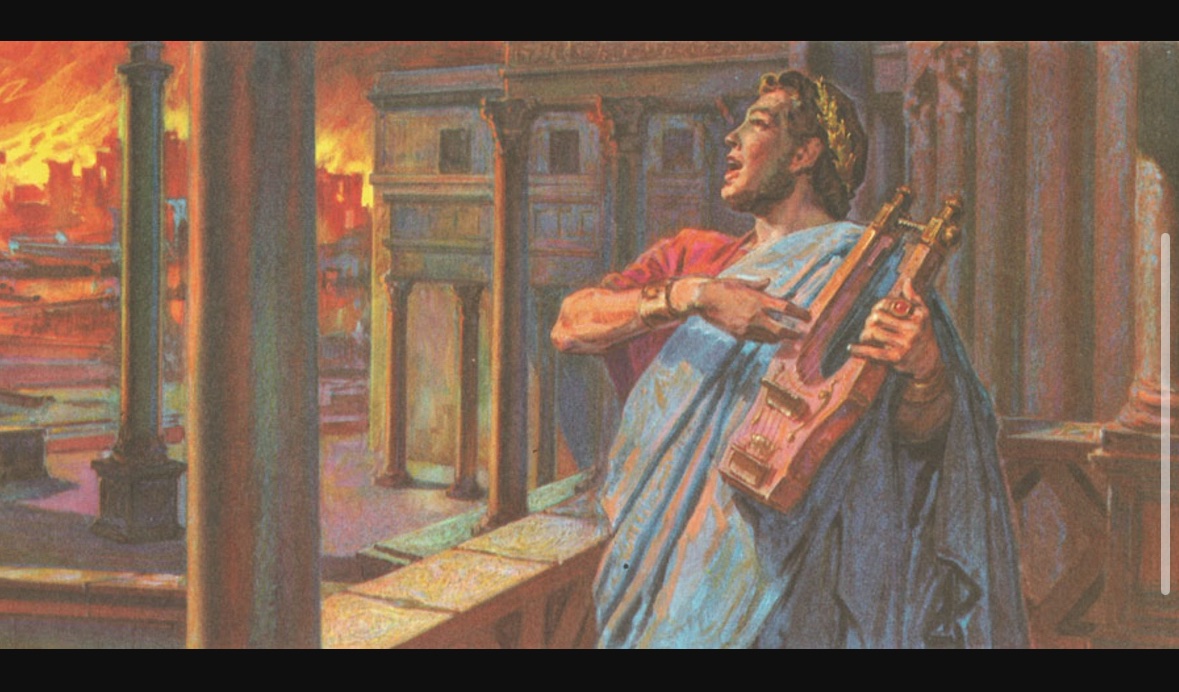 Who Fiddled While Rome Burned Nero, Emperor Of Rome NYPL Digital
