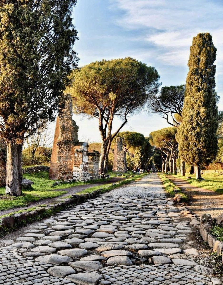 The Via Appia Antica is the first “highway of the world” built by the ...