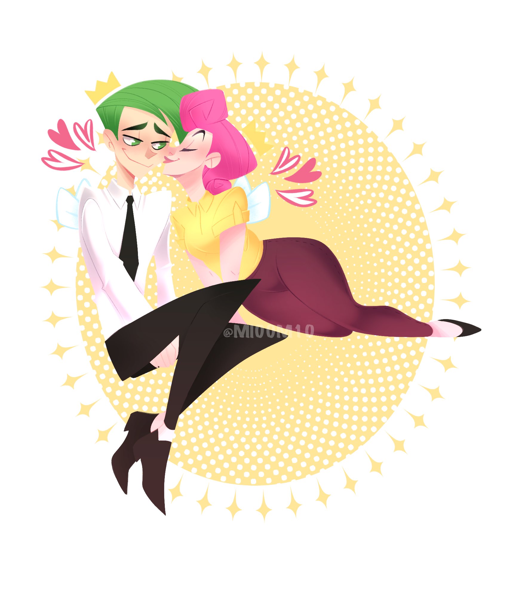 Fairly Odd Parents Cosmo And Wanda Fan Art