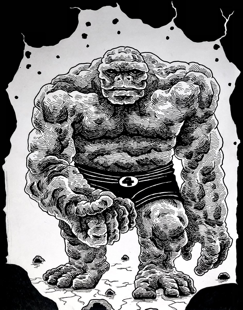 「Ben Grimm, the fantastic Thing (commission) 」Justin McElroyの漫画