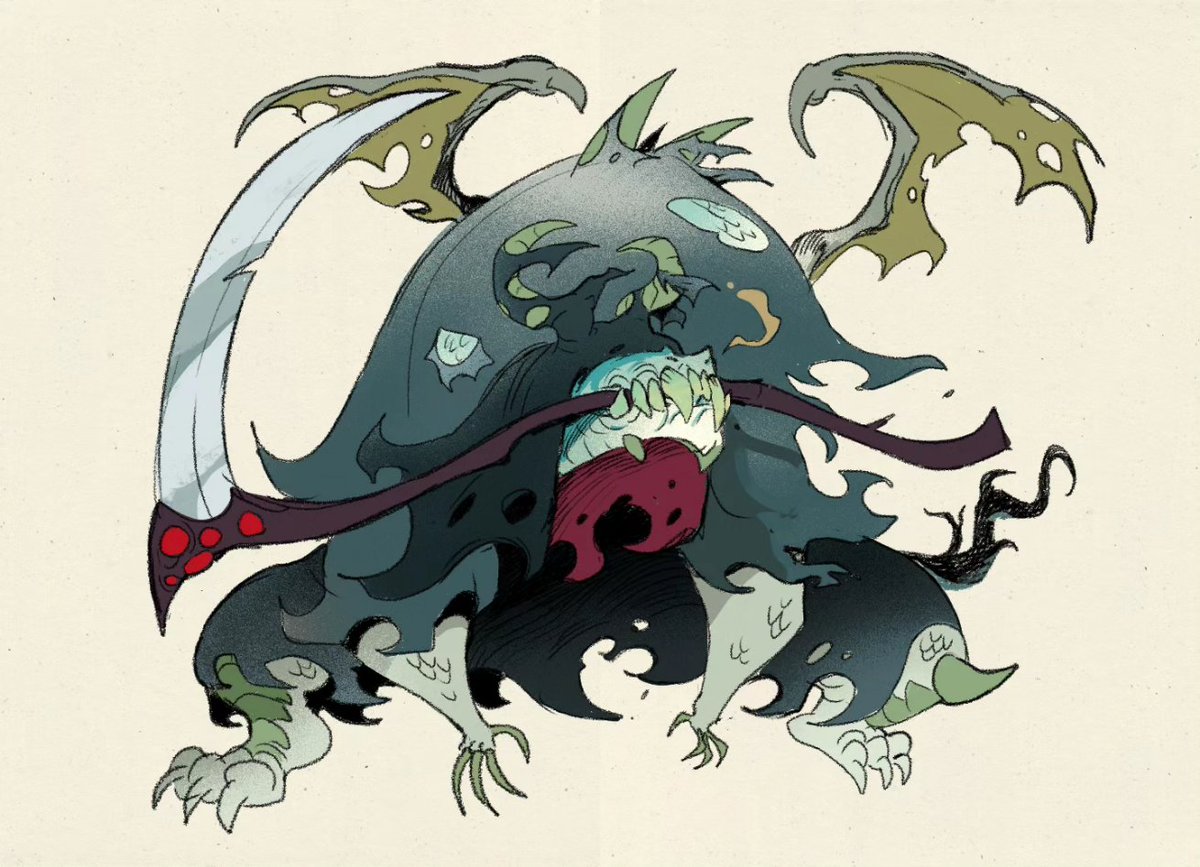 「Pale Death Dragon」|Alan Cortesのイラスト