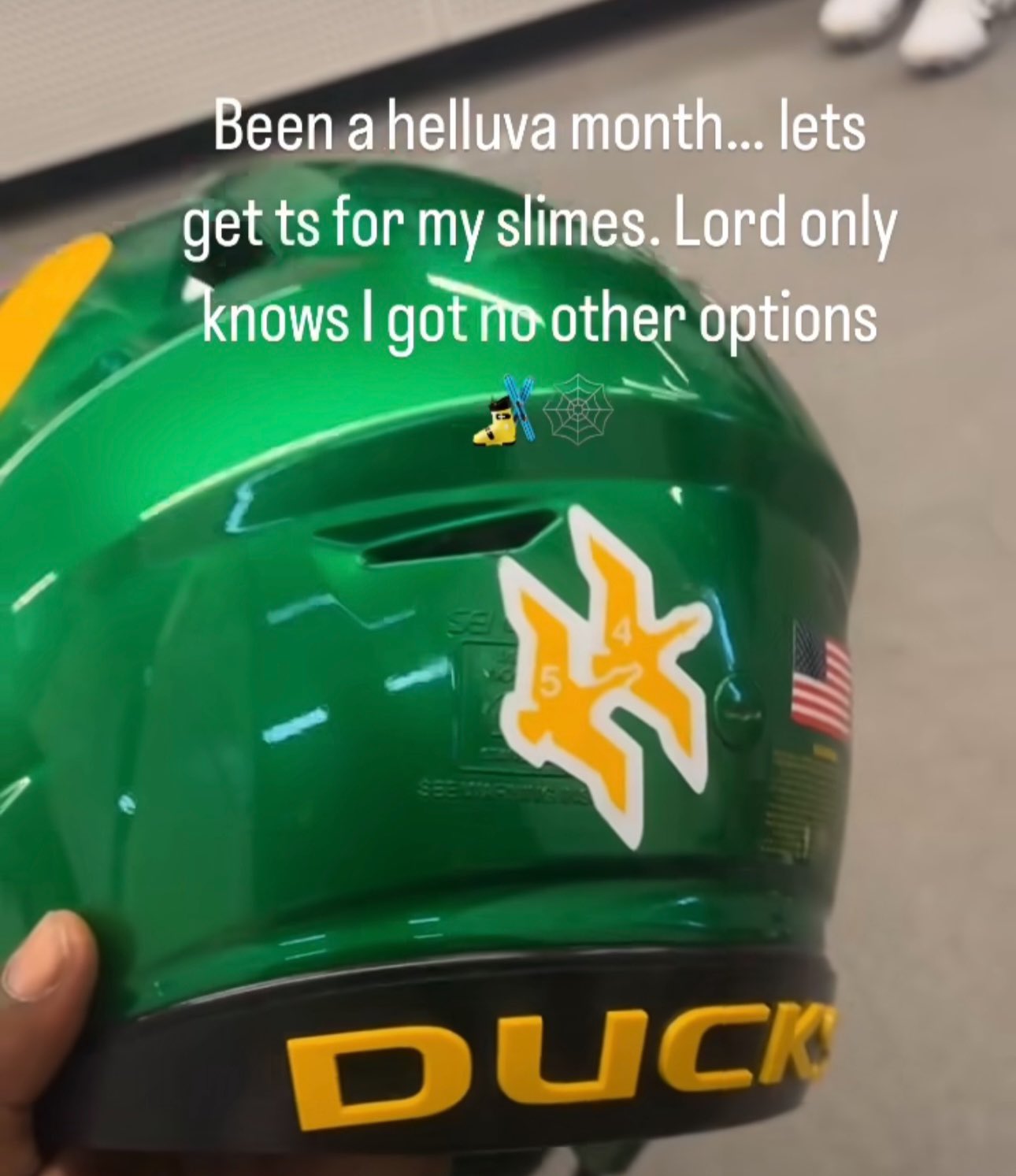 Oregon Ducks Helmet Decals Deondre McKnight على X: "Oregon Ducks