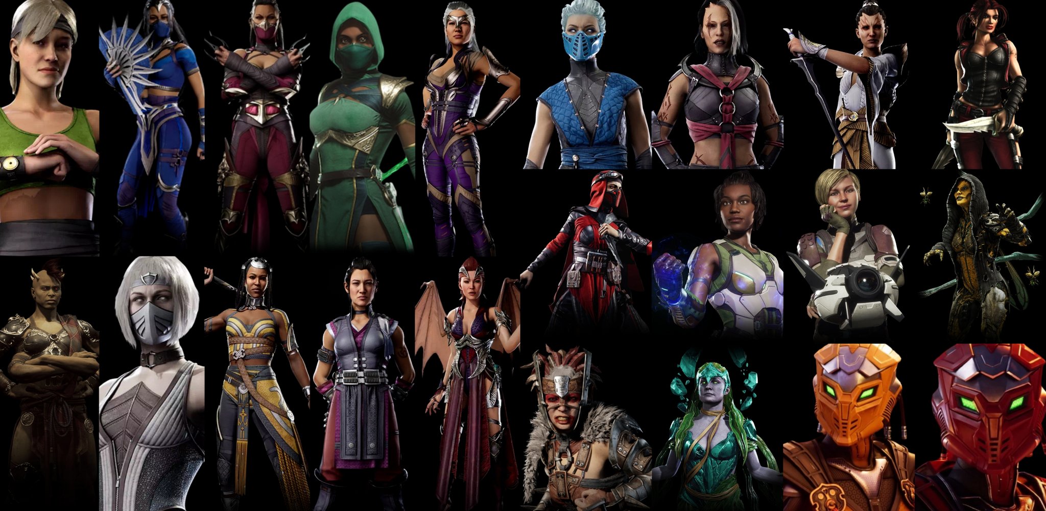 Mortal Kombat Female Characters Costumes Mortal Kombat 1 Brings Back