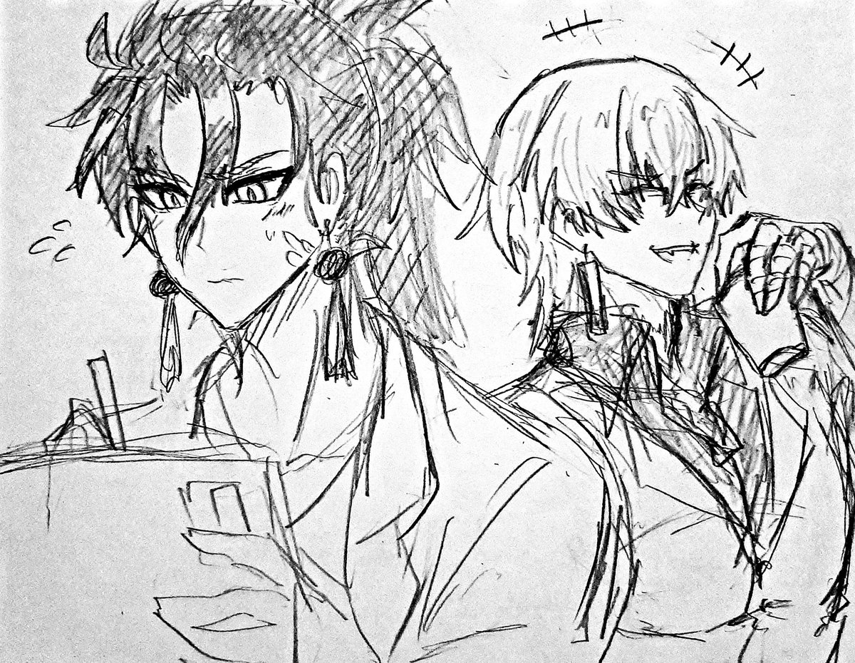 「🦁⚜ [reupload] My jingluoweek2024 drawings 😋 (3/7) Day 1 : 」(not) Sall ...