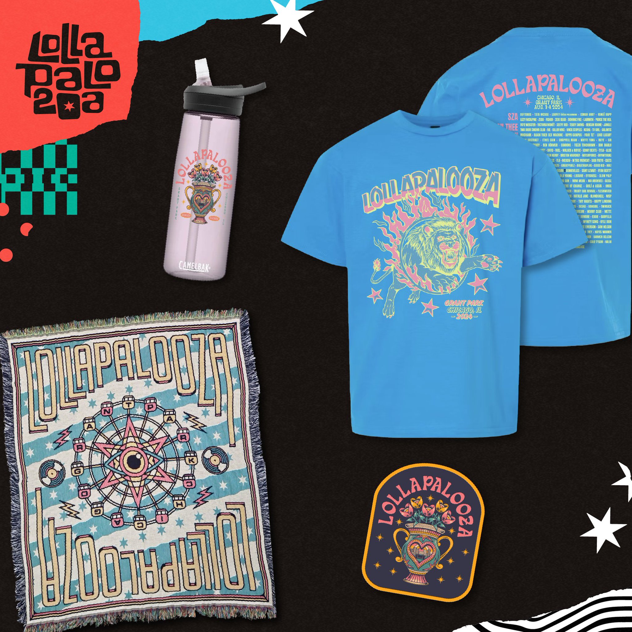 Lollapalooza Shirts 3824