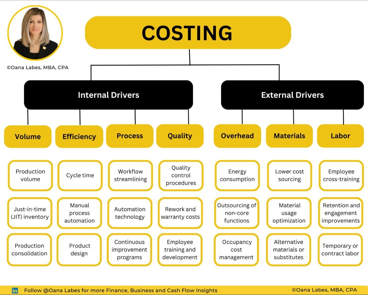 Learn the 7 Main Cost Drivers. Optimize costs Improve capital ...