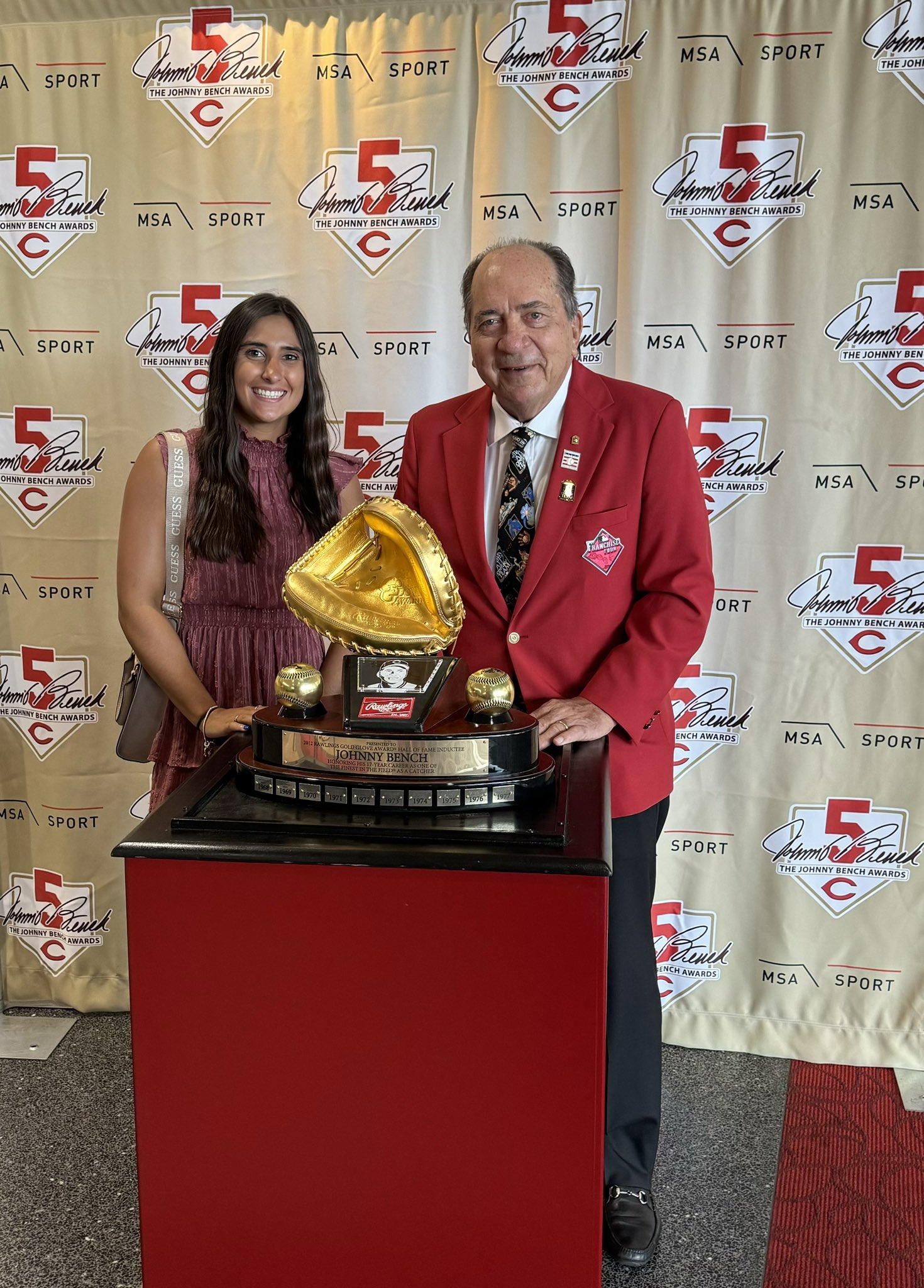 Johnny Bench Family Vickie Chesser Bench – Archived Innings