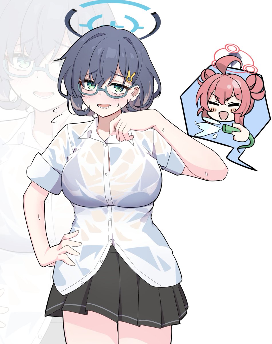 ブルアカ「#ブルアカ カヤ。。。 」まくりの@C105日曜日東E-20aの漫画