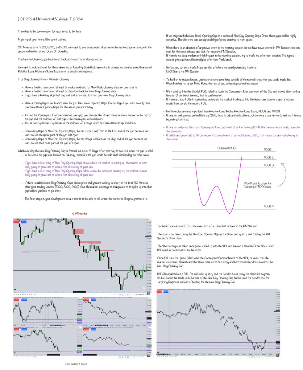 ICT 2024 Mentorship📑 Lecture #3 Full Notes 2024 Model Lecture 3 Key ...