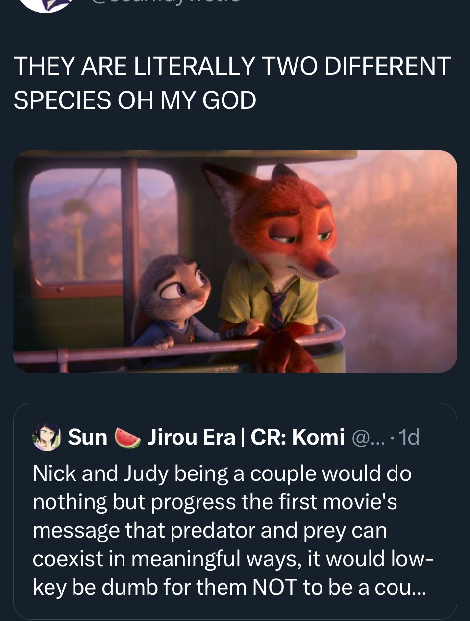 Era Dos Memes Siddhant Adlakha On X: "Don't Think Zootopia Is