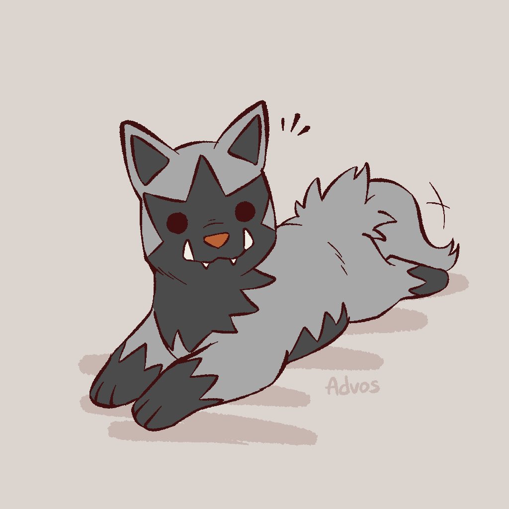 「Poochyena puppy」|Advosのイラスト