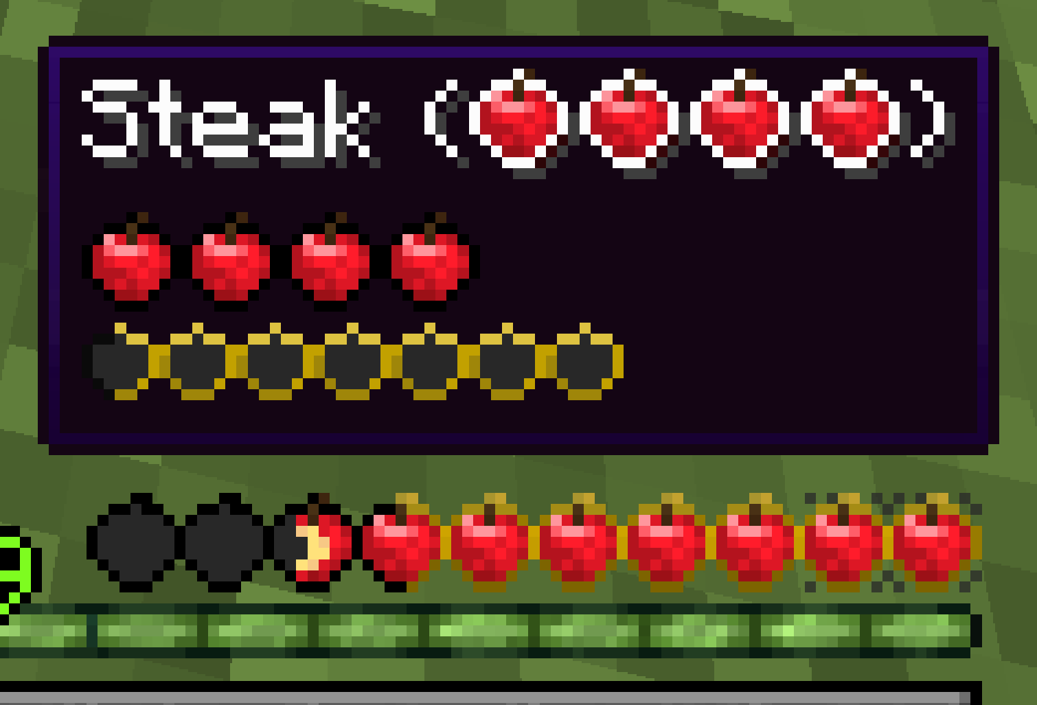 Appleskin Mod Minecraft AppleSkin Mod 1.12.2 Minecraft PC