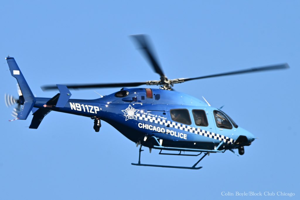 Chicago Police Helicopter Bell 206 B Chicago Police Helicopter For