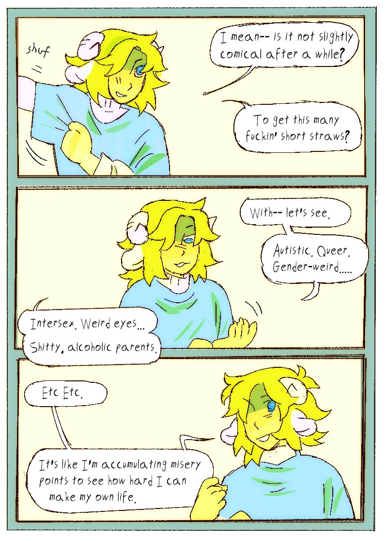 Derealization (?)) How we feeling 」Hooved peets 🐑🐐🐄の漫画