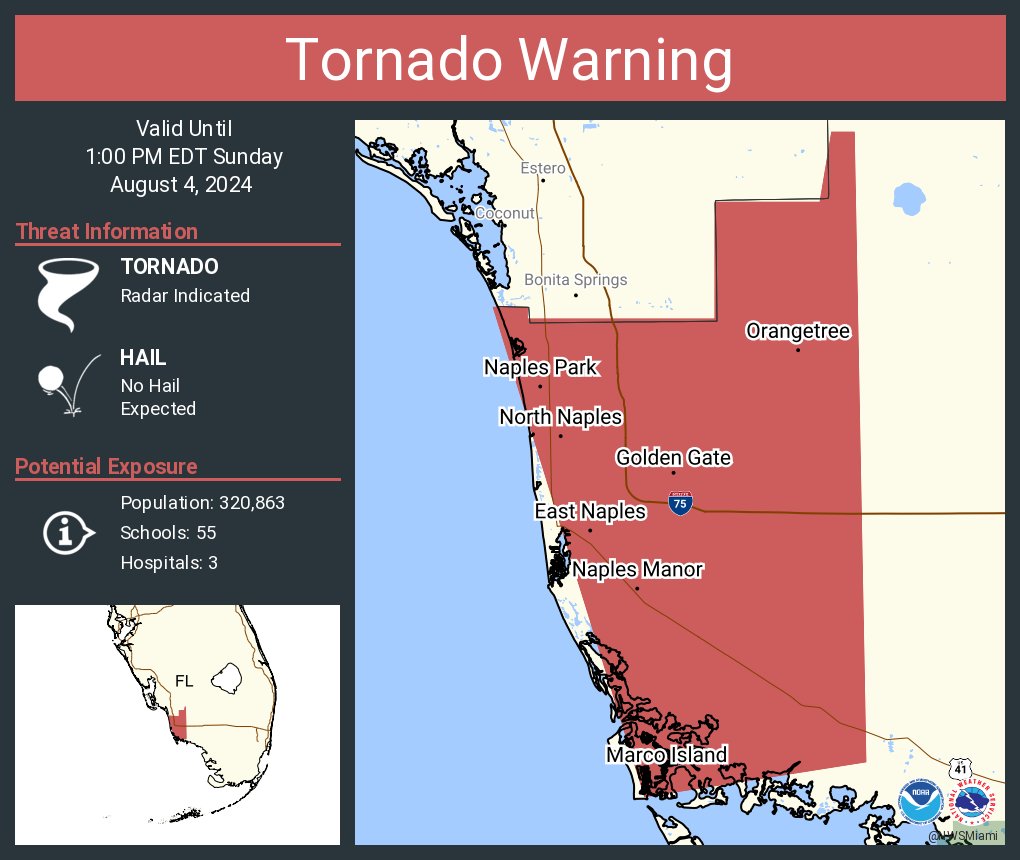 Naples Fl Tornado Watch Vs Tornado Bulloch County Under A Tornado