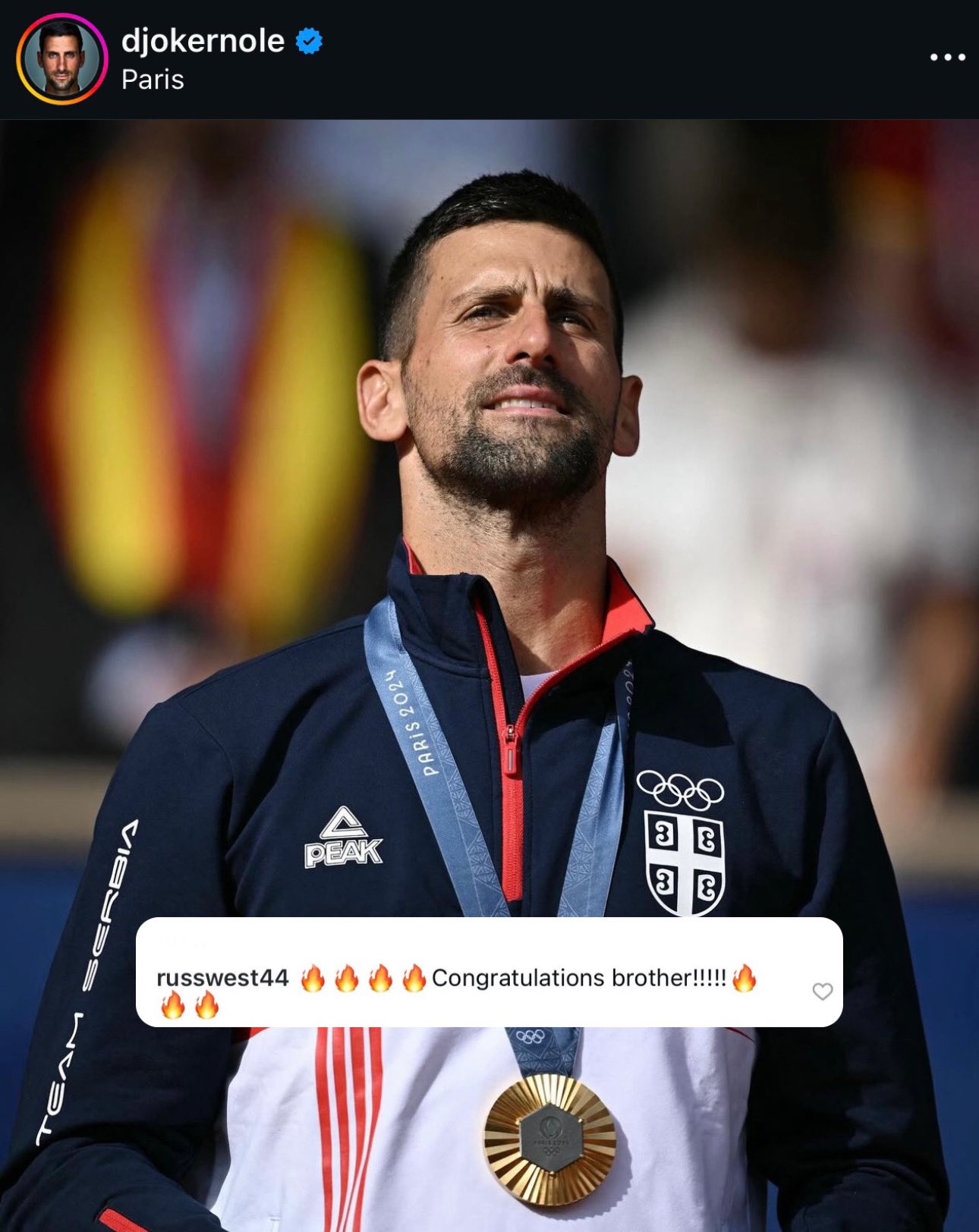 Russell Westbrook Gold Medal