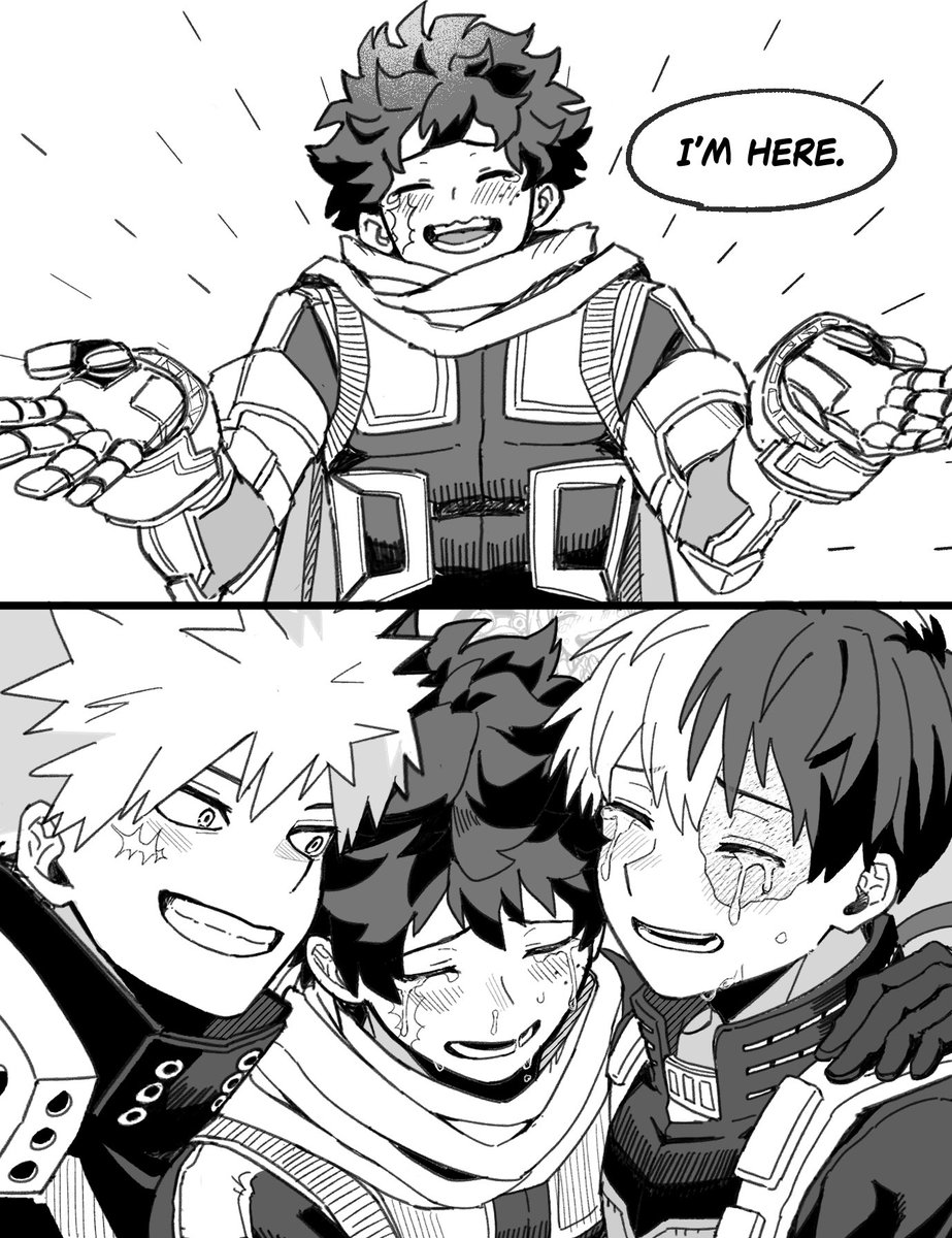 「WELCOME BACK, HERO!!!!!」Jの漫画