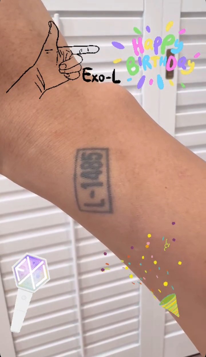 Exo Symbol Tattoos Custom Temporary Tattoo Bachelorette Party Favors