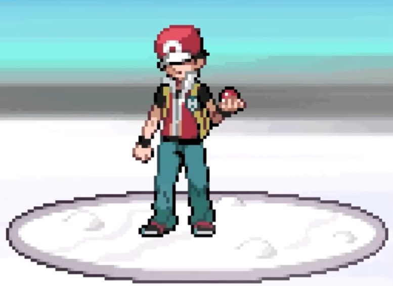 Pokemon Trainer Red Sprite Heartgold