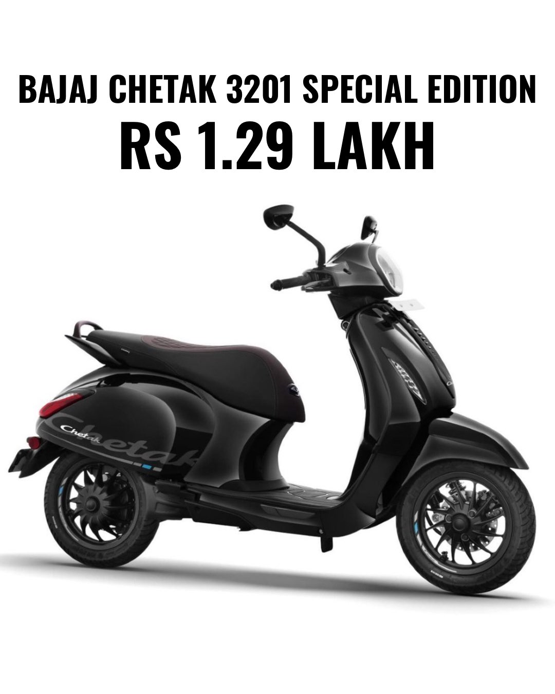 Chetak Scooter Black