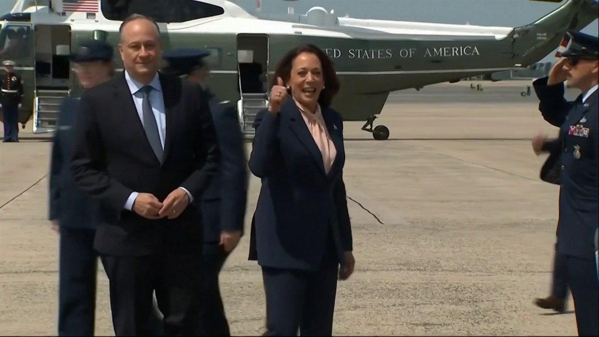 "He's going to be a great a vice president," VP Harris says of Gov ...