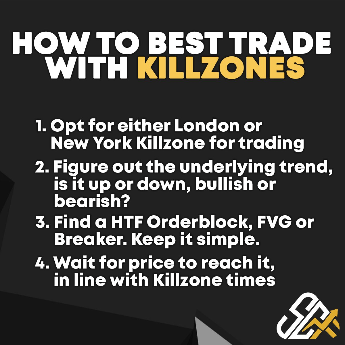 In this THREAD I will explain "Killzones" 1. What are Killzones? 2 ...