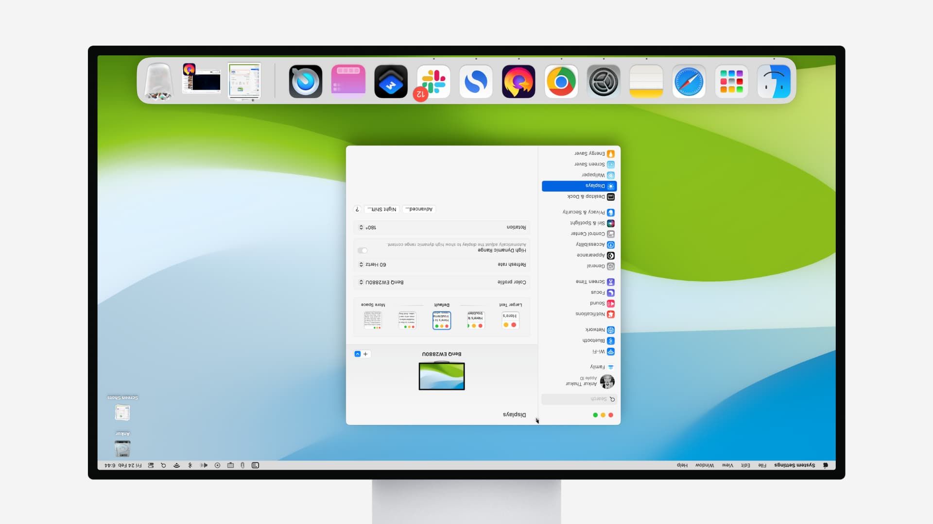 Apple Laptop Upside Down Logo