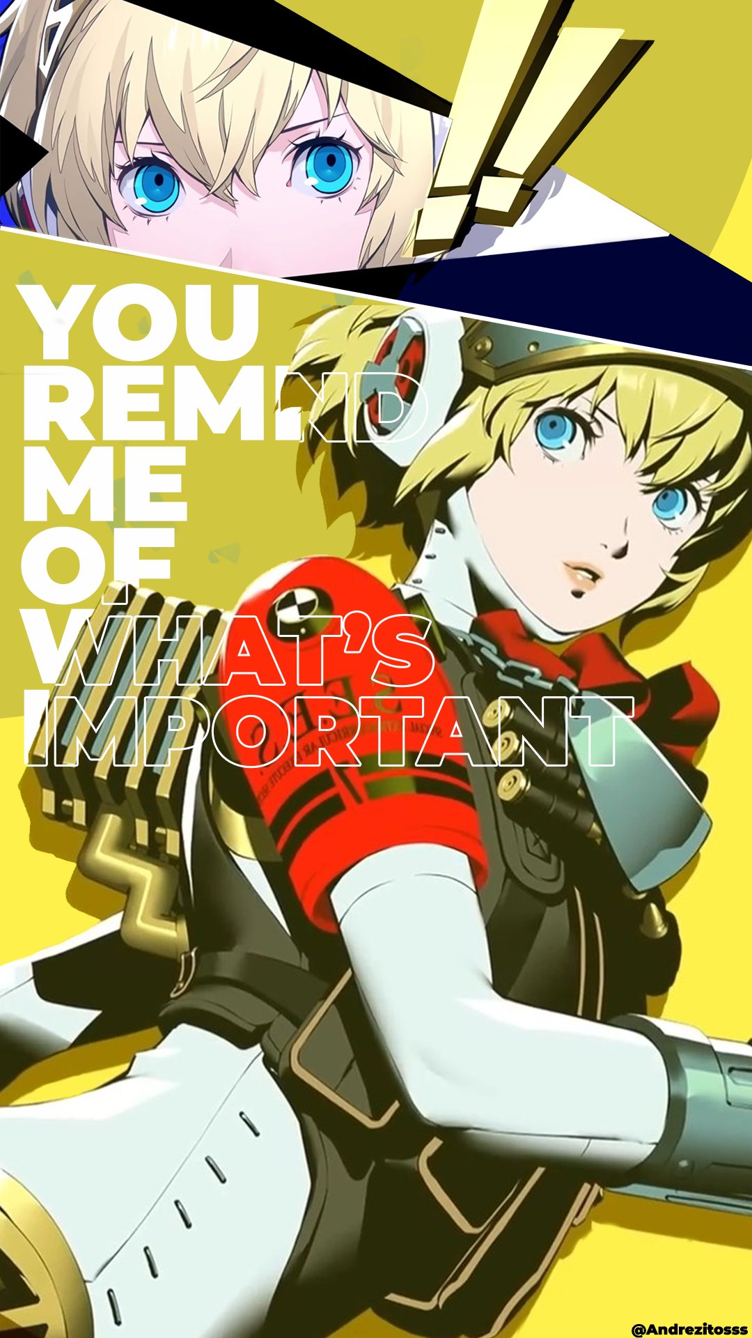 Aigis Wallpaper Aigis In Castle Ruins Wallpaper By Sekkitsu On