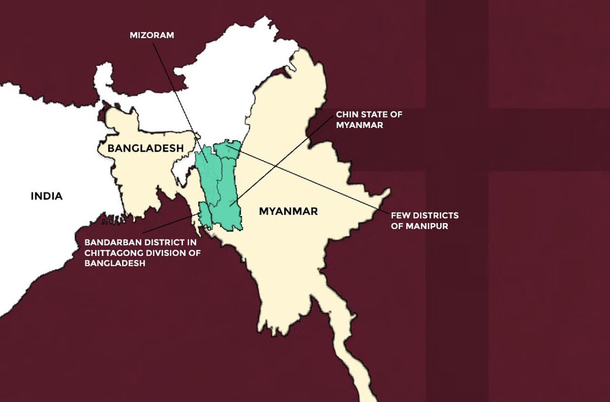 Image - the map shows the Christian nation theory that Hasina had ...