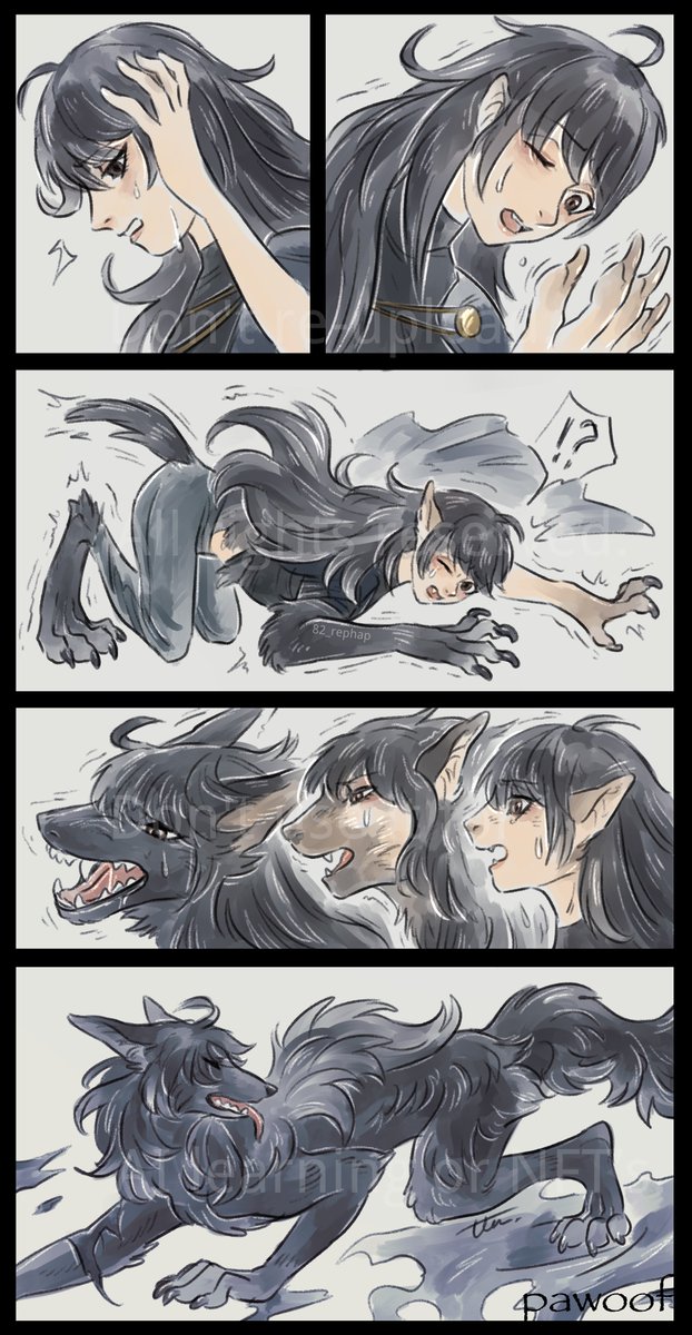 skeb commission】 Werewolf TF🐺 https://t.co/0Lk2dEXlqE 」ハツノニʰᵃᵗˢᵘⁿᵒⁿⁱの漫画