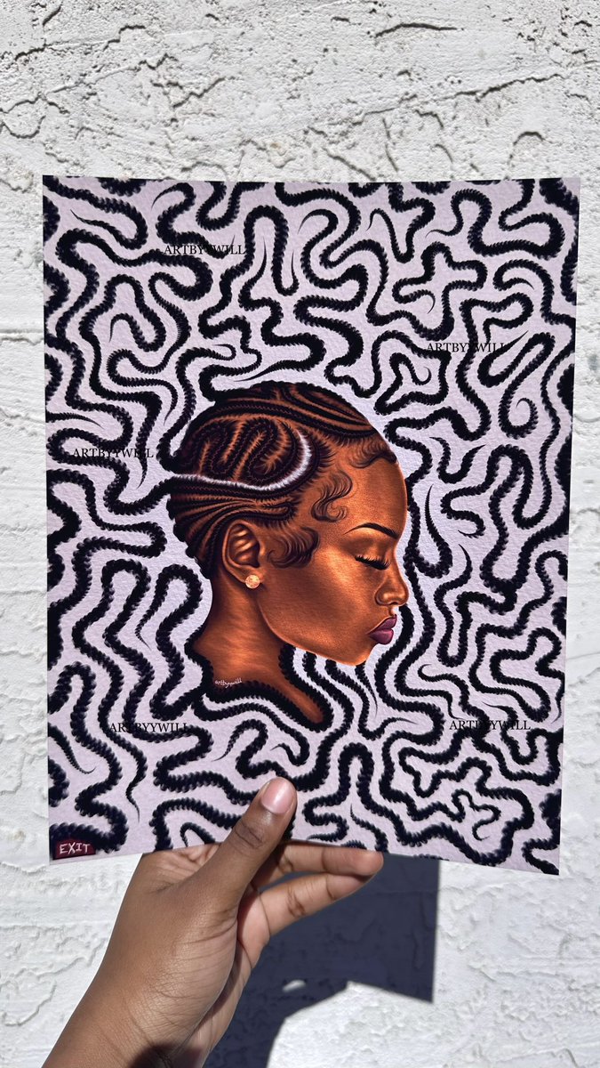 「Red Braided Mazes -Stitch Braids -Braided Baldie -Lemonade」Will👩🏾‍🎨の漫画