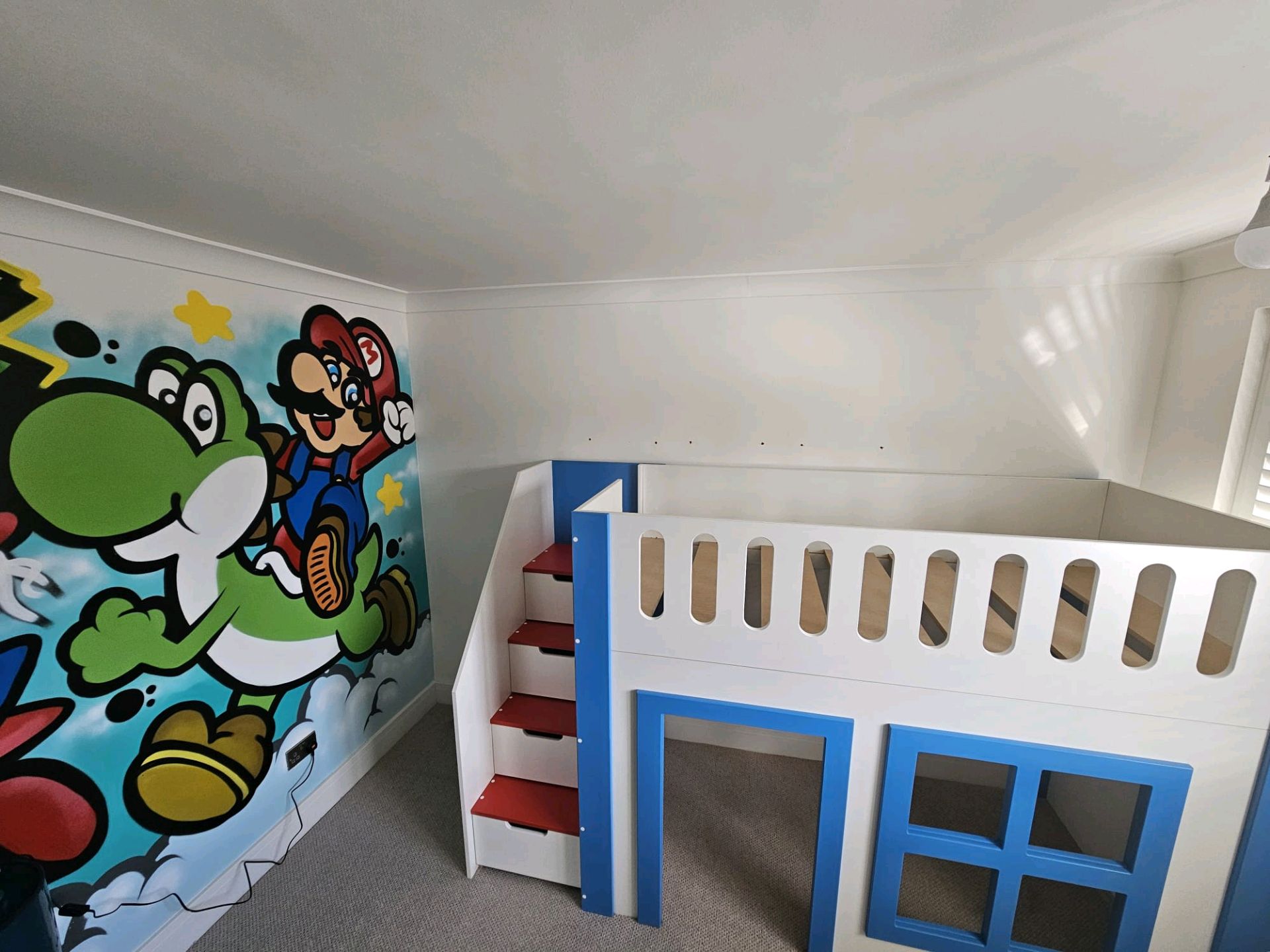 Super Mario Wallpaper For Bedroom Startonight 3D Mural Wall Art Photo