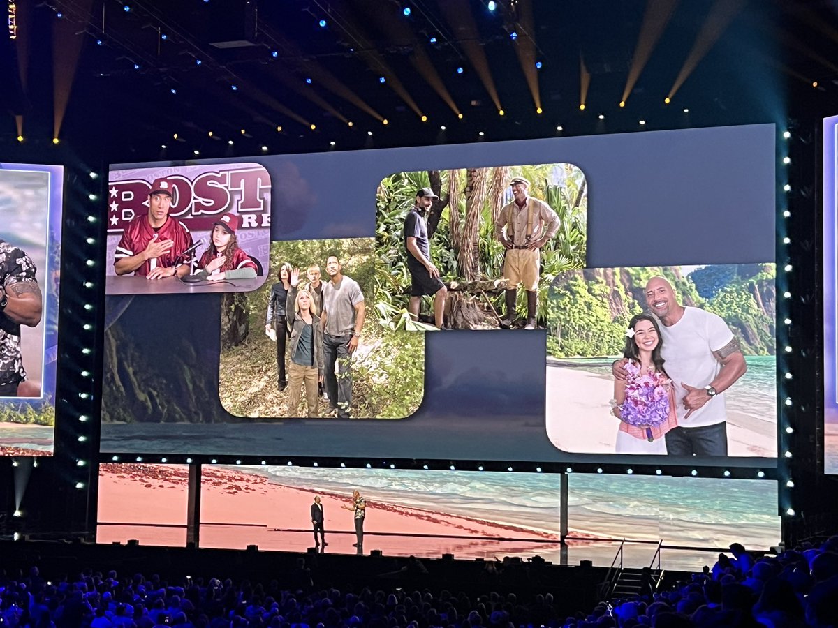 Dwayne “The Rock” Johnson throughout the years at Disney. #D23 #d23 IGN ...