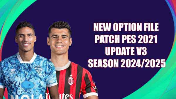 Pes 2021 Ps4 Option File Collection Pes Patch EFootball PES 2021