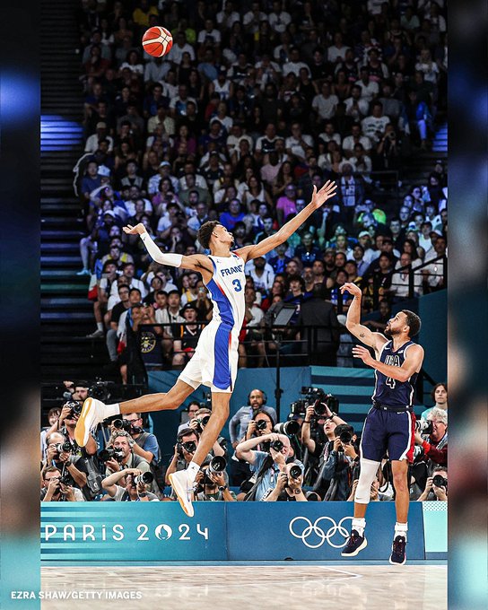 Steph Curry's Iconic Shot Over Victor Wembanyama in Gold Medal Game Goes Viral