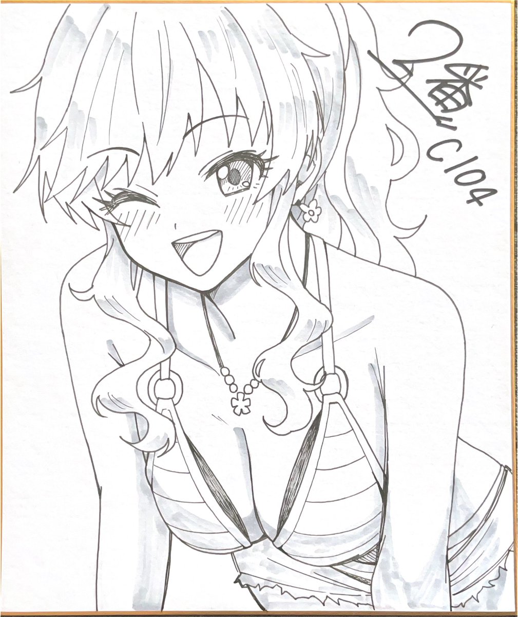 「色紙やる気あります 」𝟮番@C106(土)南2【i-01b】の漫画