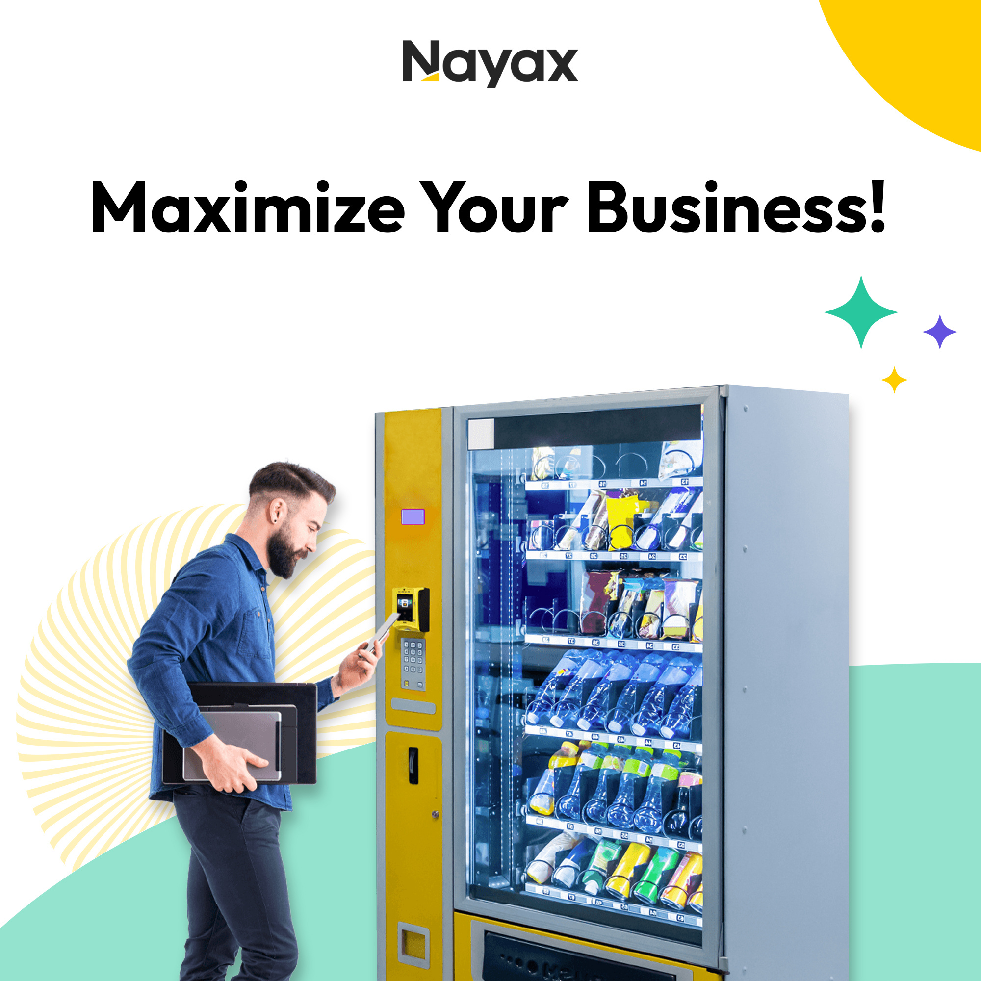Nayax Vending VendaVolt Nayax Vpos Touch Wireless Vending Timer