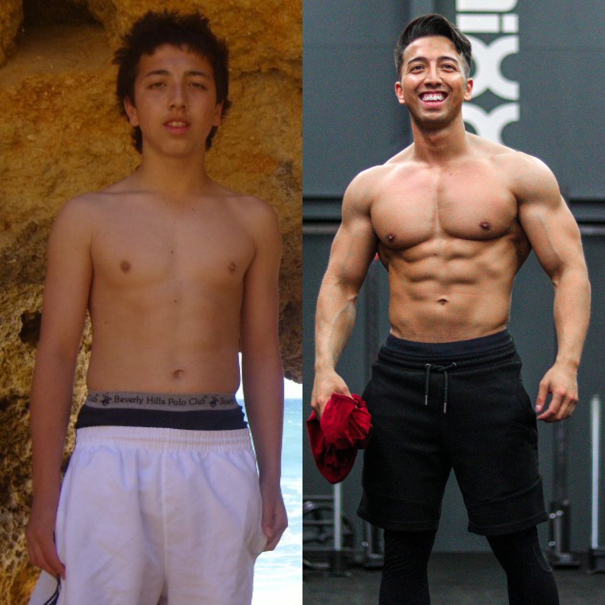 I used to be skinny and weak. My body embarrassed me. But 15 years ...