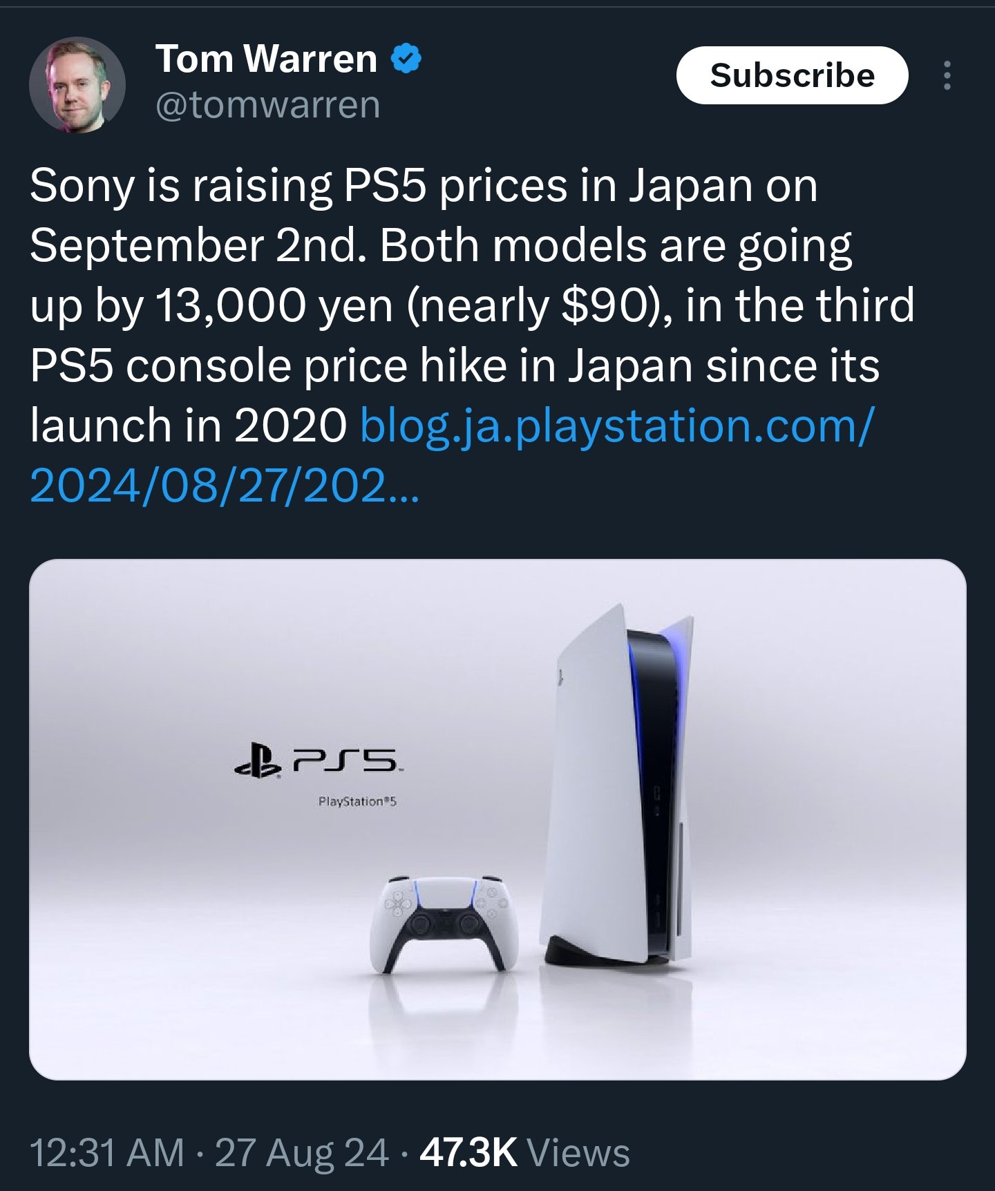 Ps5 price japan store