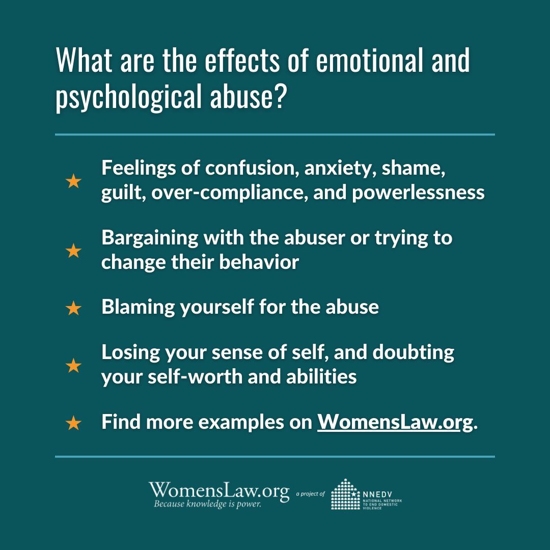 Emotional Abuse Examples Types Of Domestic Violence Abuse