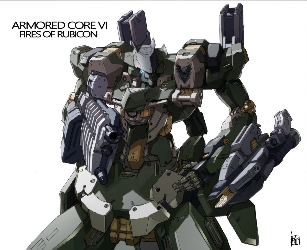 ARMORED CORE VI FIRES OF RUBICON』 発売一周年!! 23日発売しましたアートブック 」柳瀬敬之：メカデザイナーの漫画