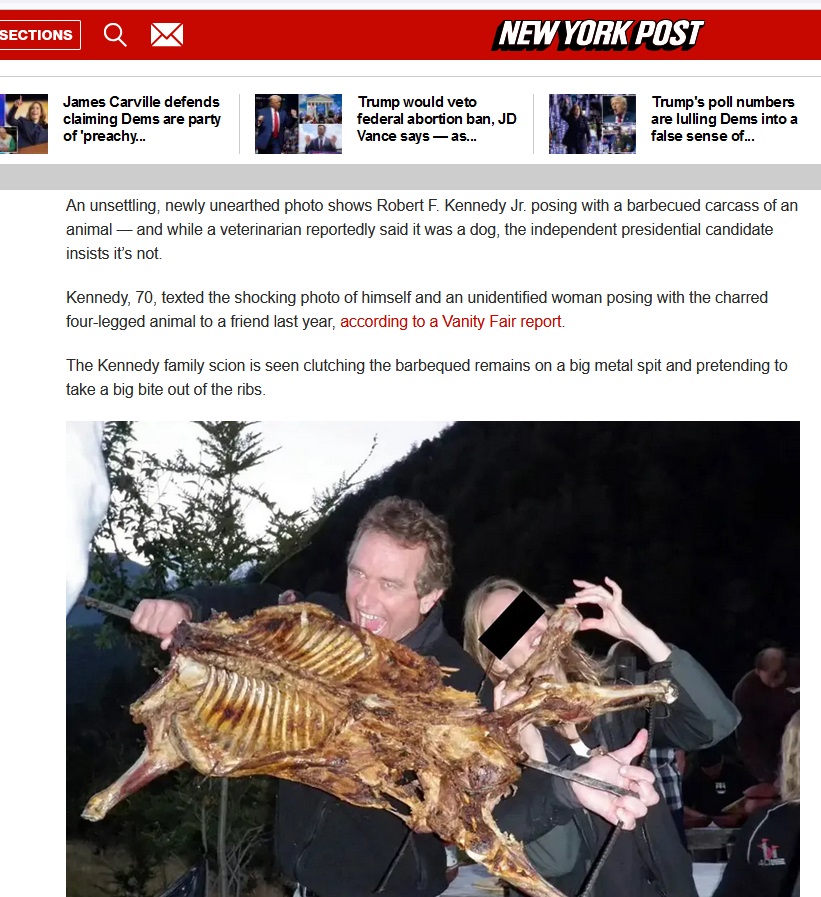 RFK Jr says he would never eat a dog.. - Thread from artisbrutal2021 ...