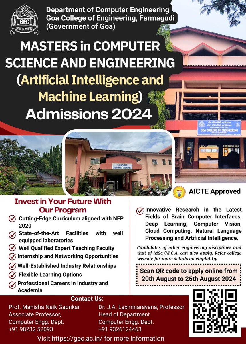 Goa College Of Engineering Logo In Goa 24x7 On X: "In A Resounding