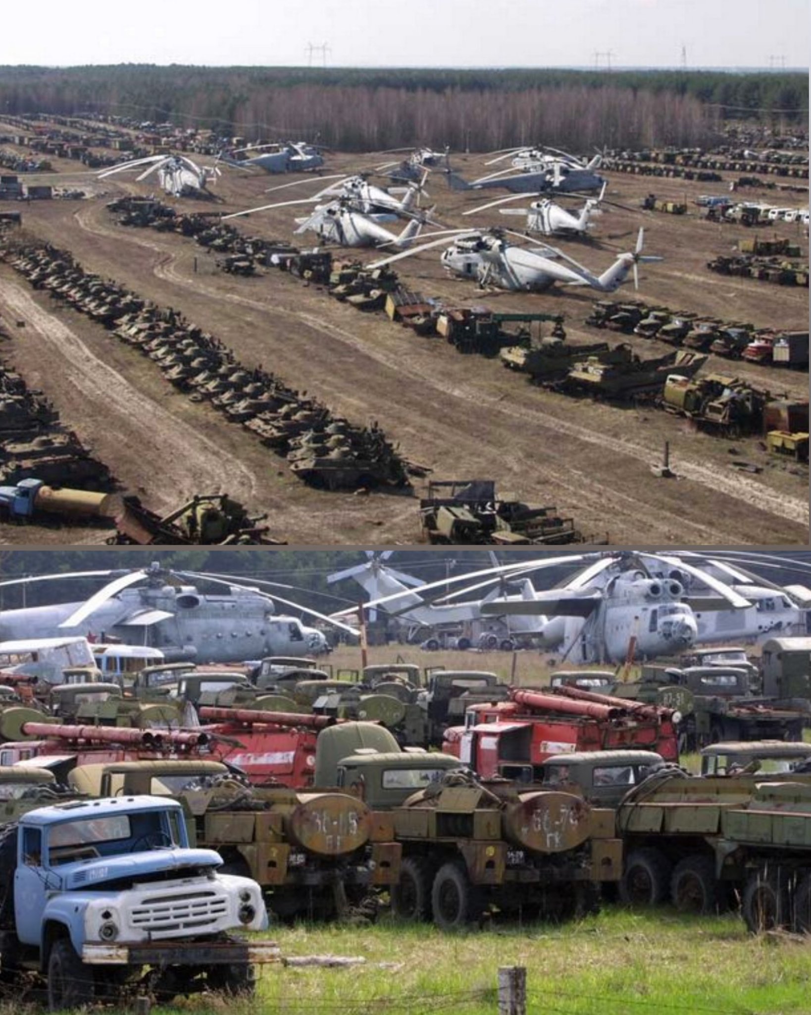 Chernobyl Vehicle Graveyard Why There Is A WWII Vehicle At Chernobyl