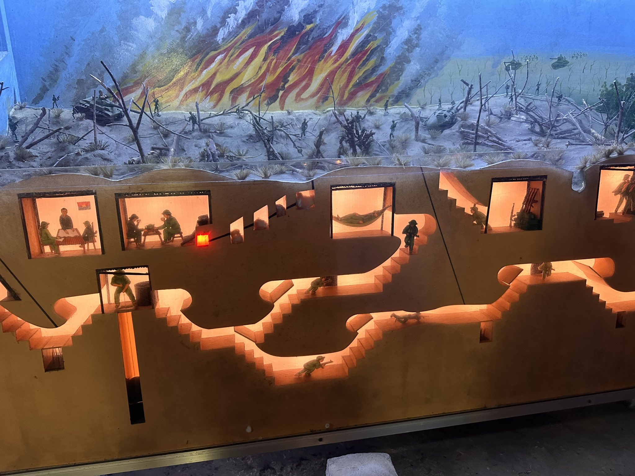 Viet Cong Jungle Traps At Cu Chi Tunnels Photo