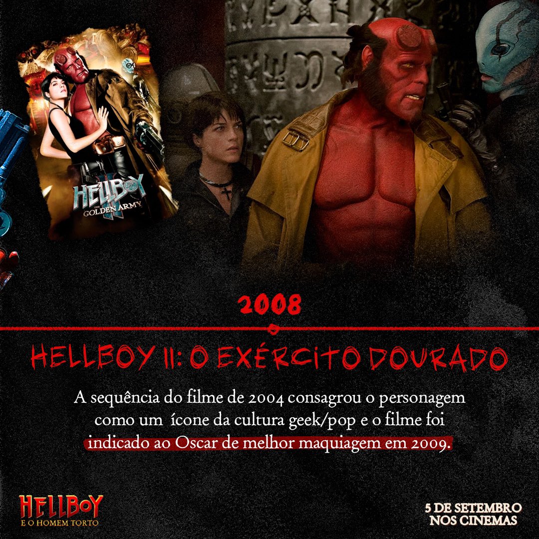 Hellboy, O Poster Do Exercito Dourado Assistir Hellboy 2: O Exército